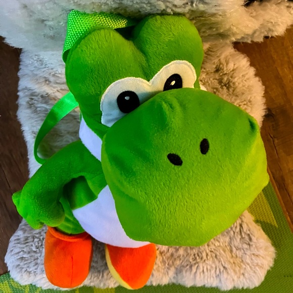 Accessories | Mario Kart Yoshi Plush Backpack | Poshmark